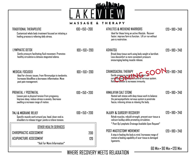 Massage Services | Lakeview Massage and Therapy | New Orleans